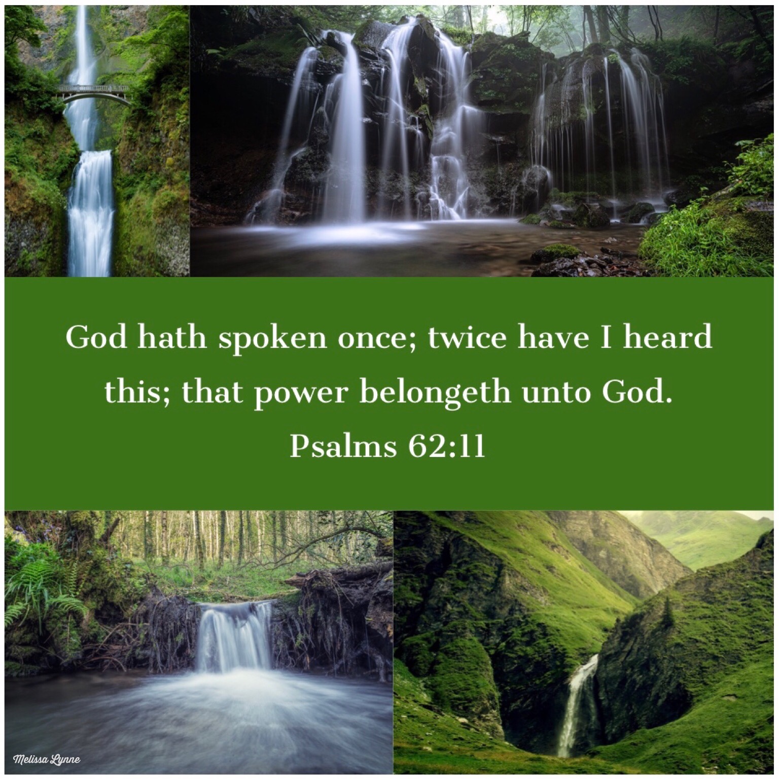 God Hath Spoken (the verse that satisfies today) – If anyone knows Melissa…