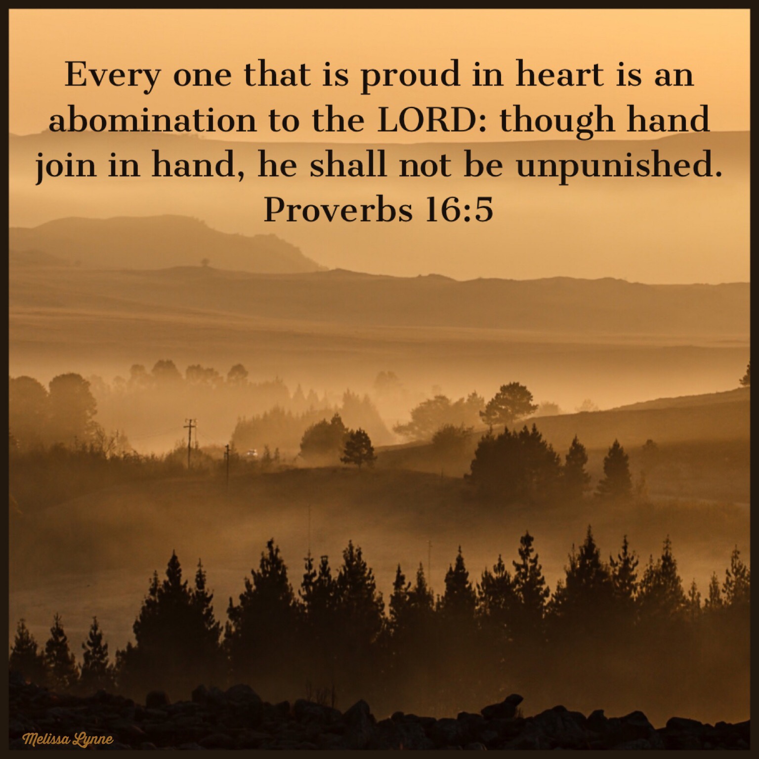 He Shall Not Go Unpunished – If anyone knows Melissa…