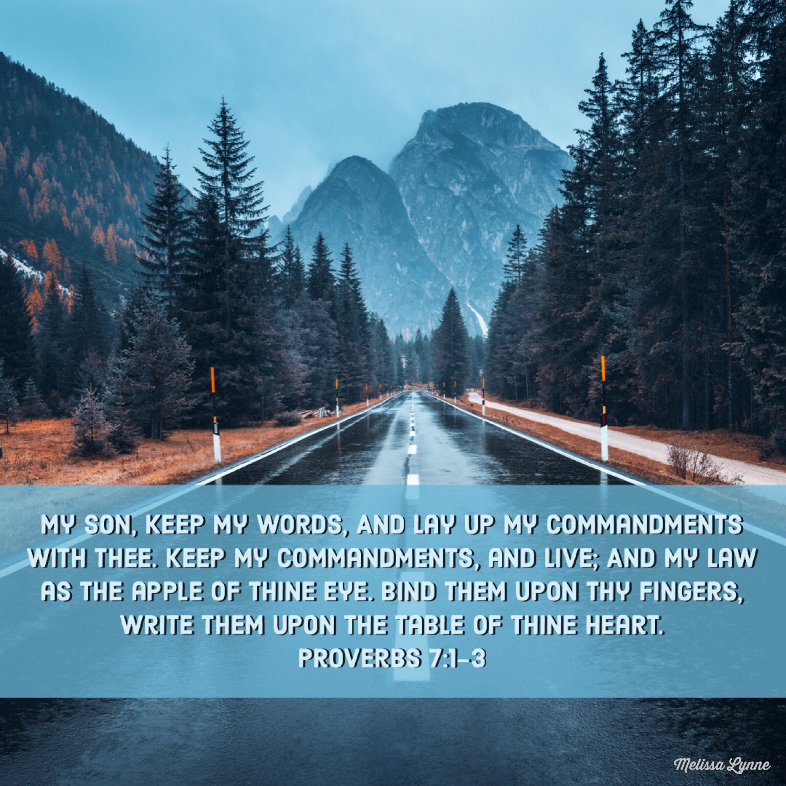 Keep My Commandments and Live – If anyone knows Melissa…